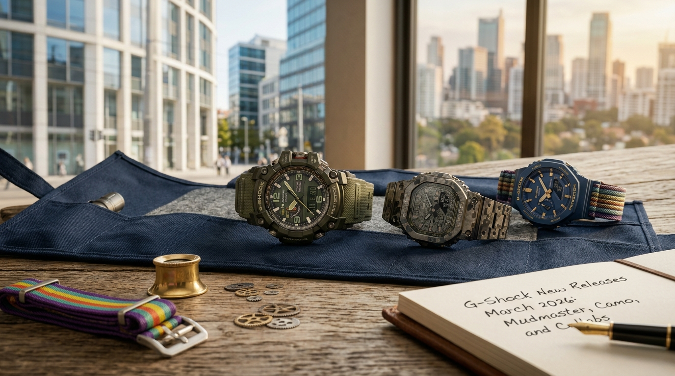 New G-Shock Releases March 2026: Mudmaster & More